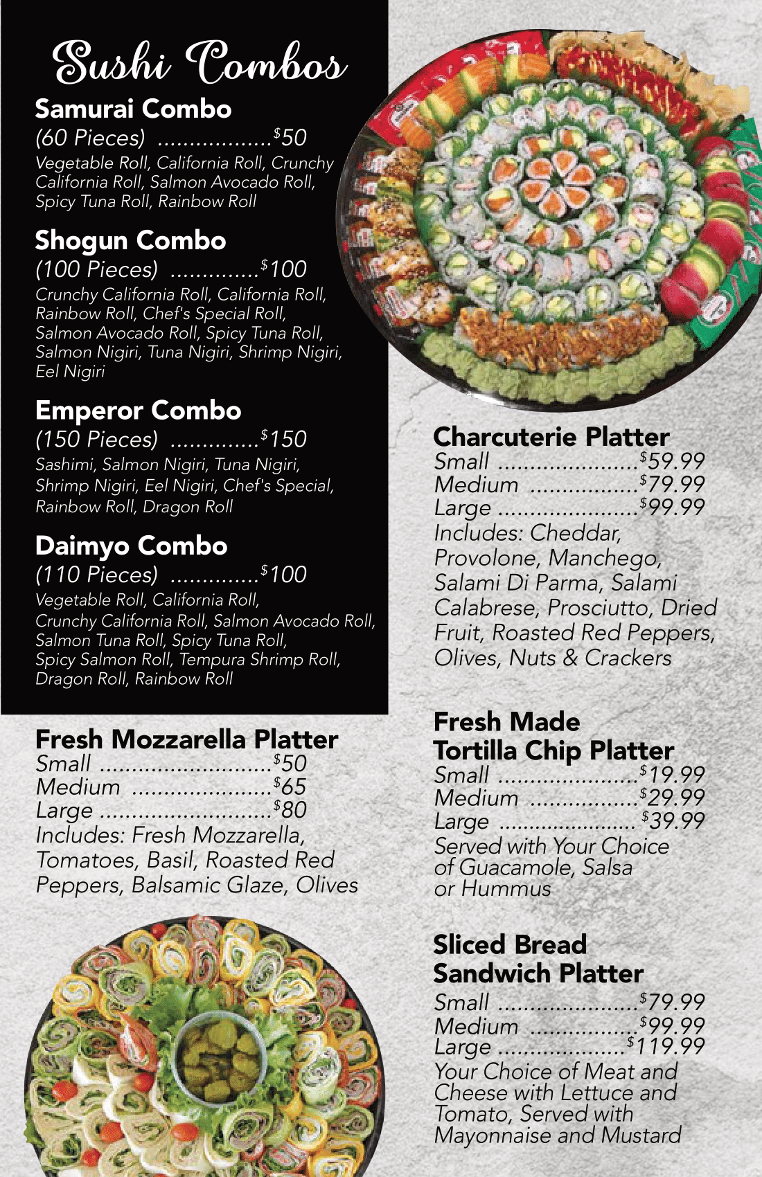 Catering Menu | Lincoln Market