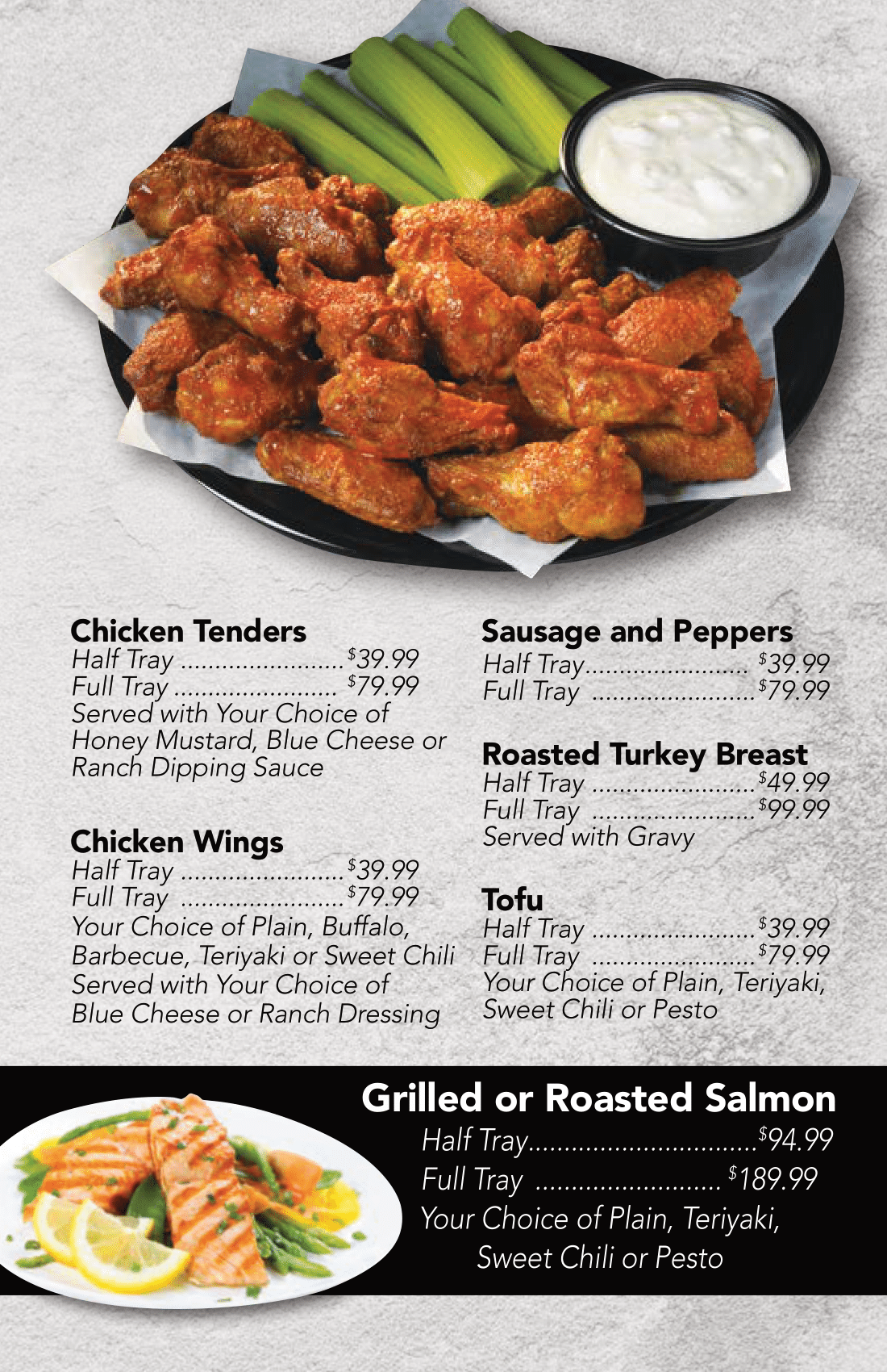 Catering Menu | Lincoln Market